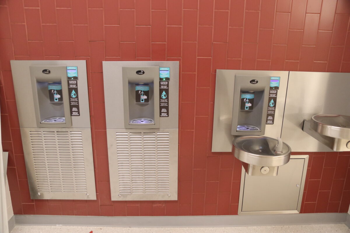 Water refill stations | Arlington High School Building Project